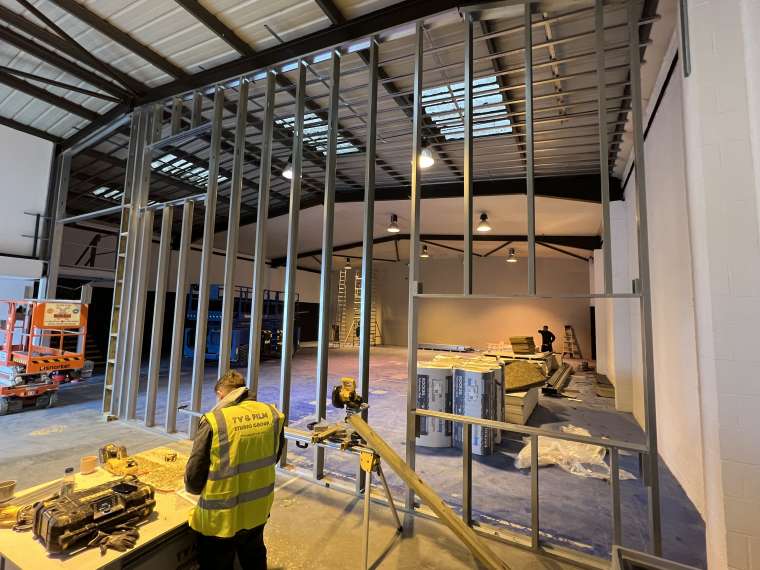 Internal Fit Outs for Acoustic Brilliance - TV & Film Studio Group